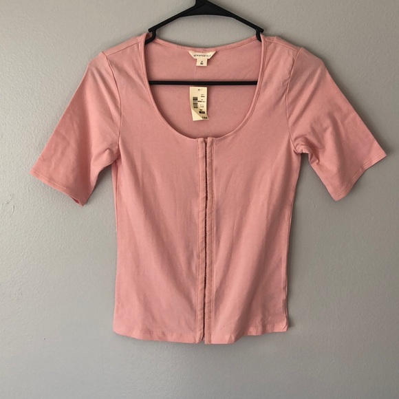 Aeropostale | Tops | Nwt Clasp Front Bodycon Top | Poshmark